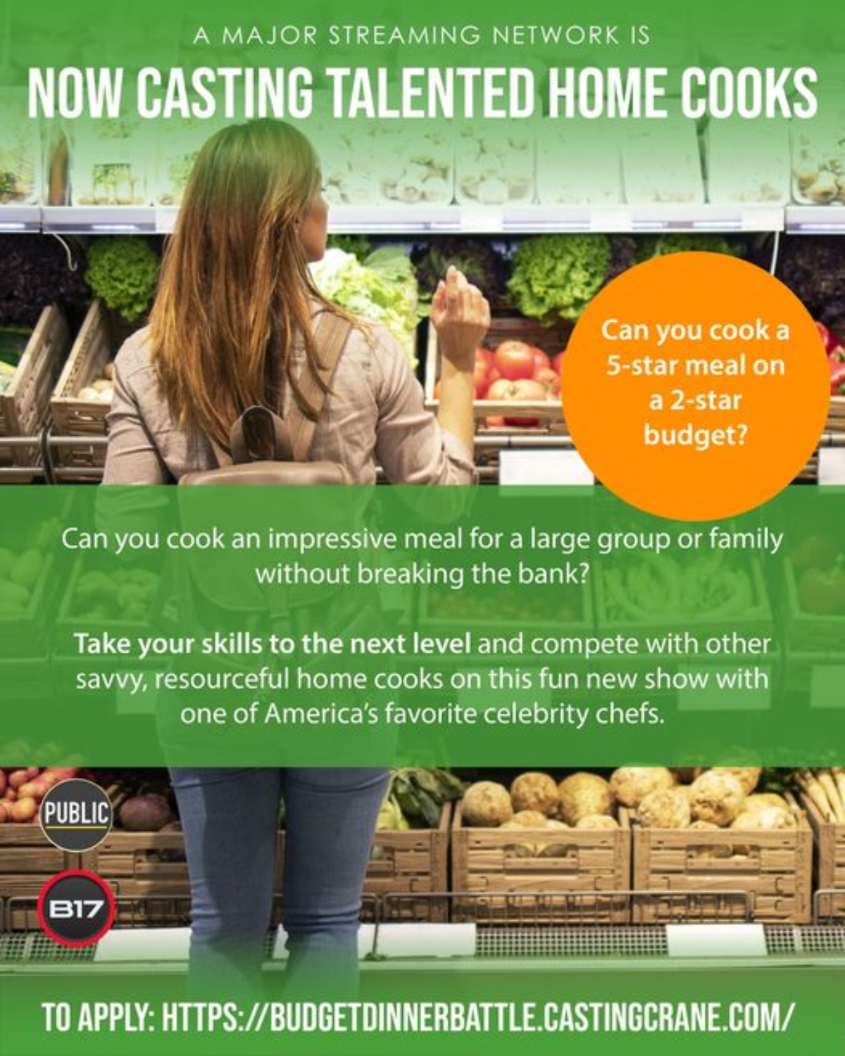 Apply For A Casting Call Application For Home Cooks In Southern ...